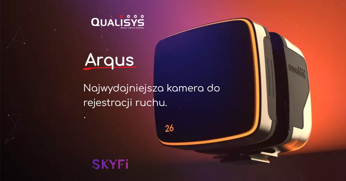 Arqus Qualisys - motion capture - analiza ruchu - Skyfi
